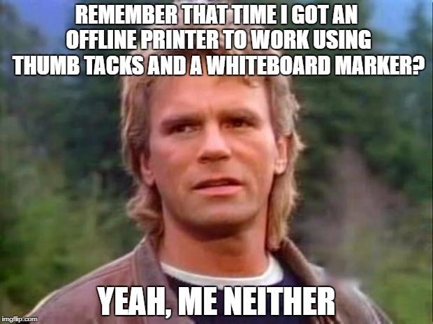 HOW TO GO ALL MACGYVER ON (FIX) THAT PRINTER JAM